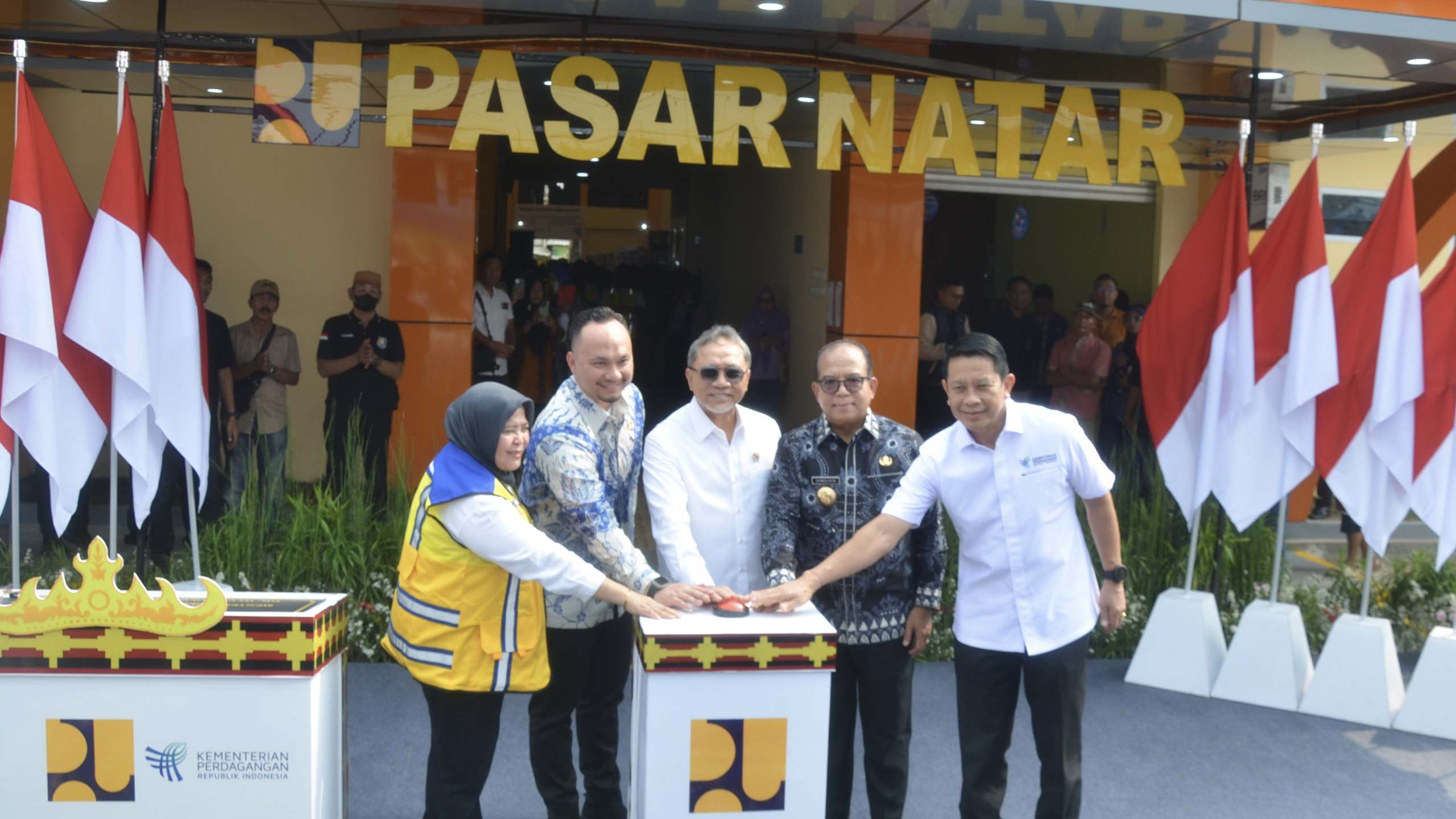 Dorong Ekonomi Lokal, Pasar Natar Lampung Selatan Resmi Dibuka - Lappung